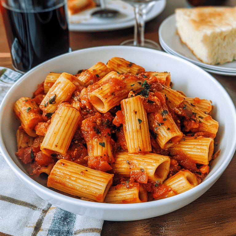 Rigatoni Arrabbiata
