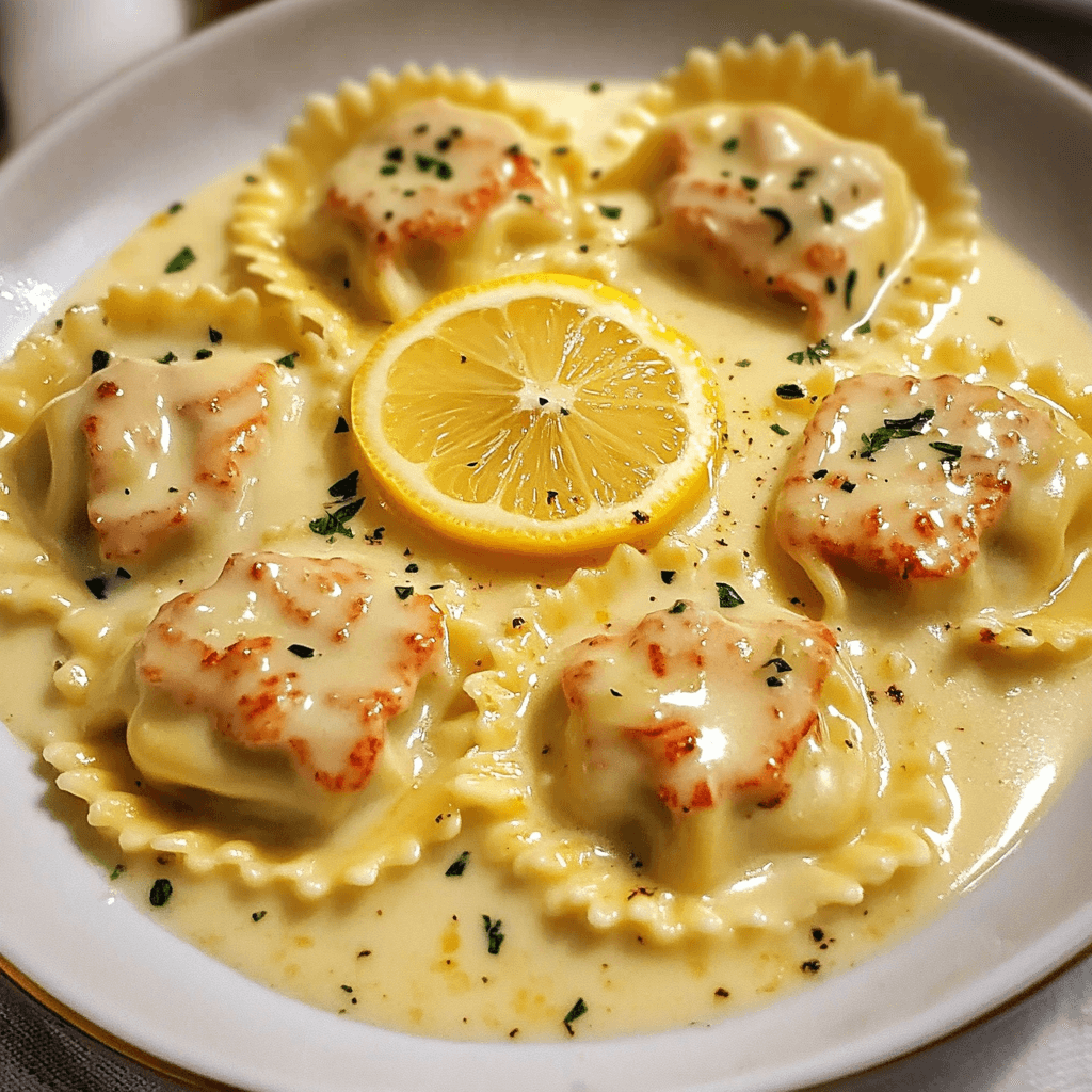Hummer-Ravioli mit Zitronen-Butter-Sauce